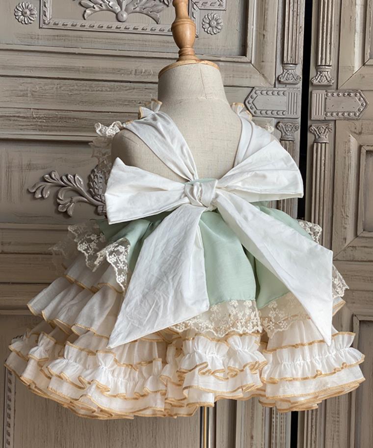 Spanish Turkish Royal Palace Princess Ball Gown Children’s Sleeveless ...